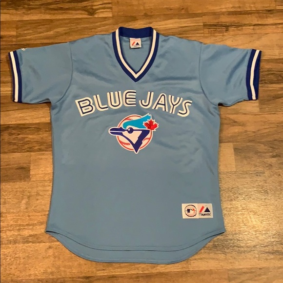 Majestic | Shirts | Majestic Toronto Blue Jays Blank Replica Cb Jersey ...